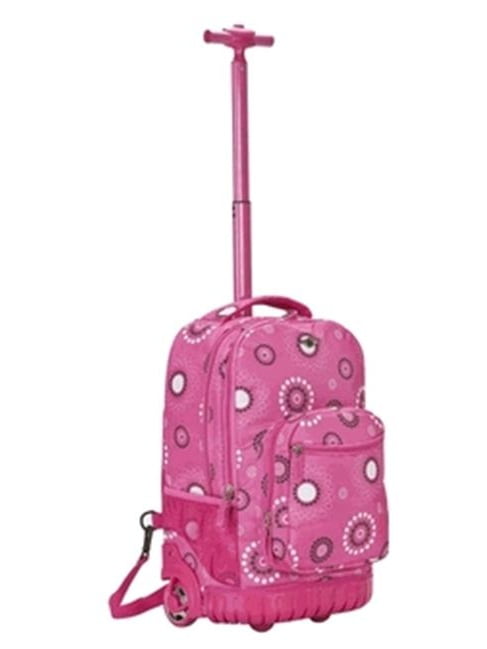 19 in. ROLLING BACKPACK - PINKZEBRA - Walmart.com