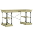 Weston Home Cabana 1-Drawer Writing Desk, Ivory White - Walmart.com
