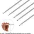 16pcs Metal Kebob Skewers Stainless Steel Round Sticks with Wood Gourd ...
