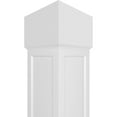 Ekena Millwork 12"W x 9'H Craftsman Classic Square Non-Tapered Recessed ...