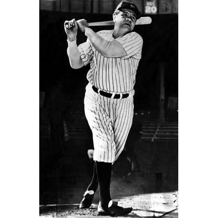 Babe Ruth playing baseball Photo Print (8 x 10) | Walmart Canada