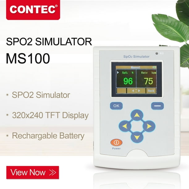 MS100 SpO2 Simulator Oxygen saturation Pulse rate simulation - Walmart ...