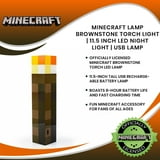 Minecraft LED Torch Light | 12 Inch USB Chargeable Nightlight for ...