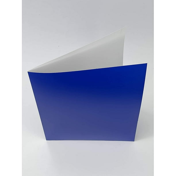 Ultra Thick Blue Pocket folders 12 Pack - Walmart.ca
