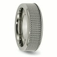 Titanium Base with Stainless Steel Mesh Center 8mm Band - Walmart.com