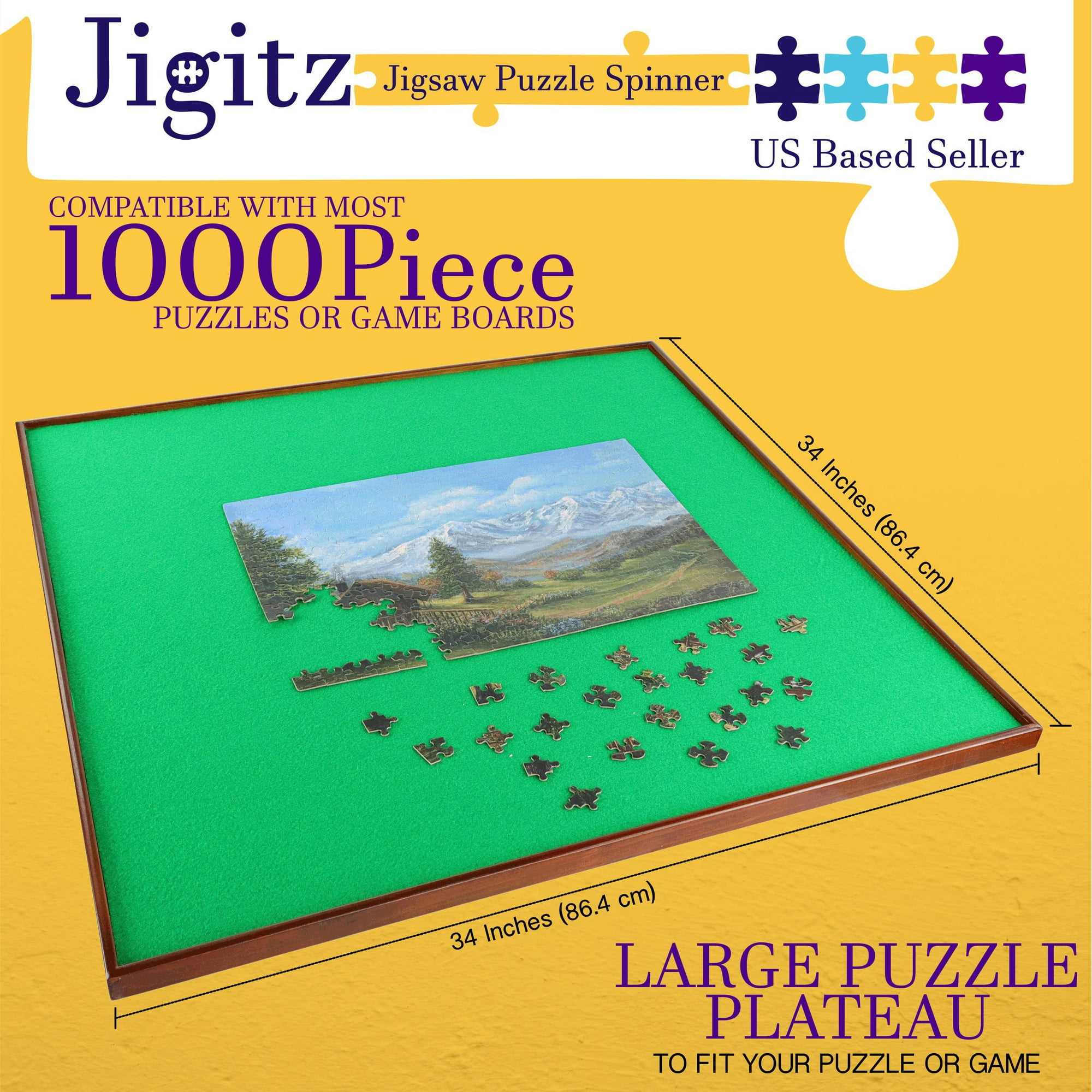Rotating Jigsaw Puzzles Pieces