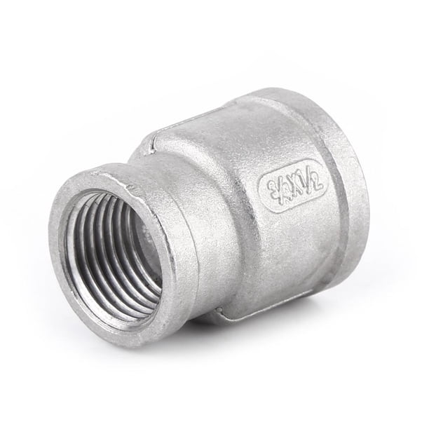 Pipe Fitting Female Straight Stainless Steel Threaded Reducer Pipe ...