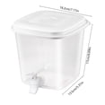 Beverage Dispenser With Spigot, Refrigerator Drink Container With Leak ...