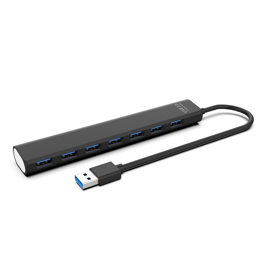 Adaptador Base HUB USB 3.0 Divisor Múltiple 5Gbps 7 Puertos Expansor ...