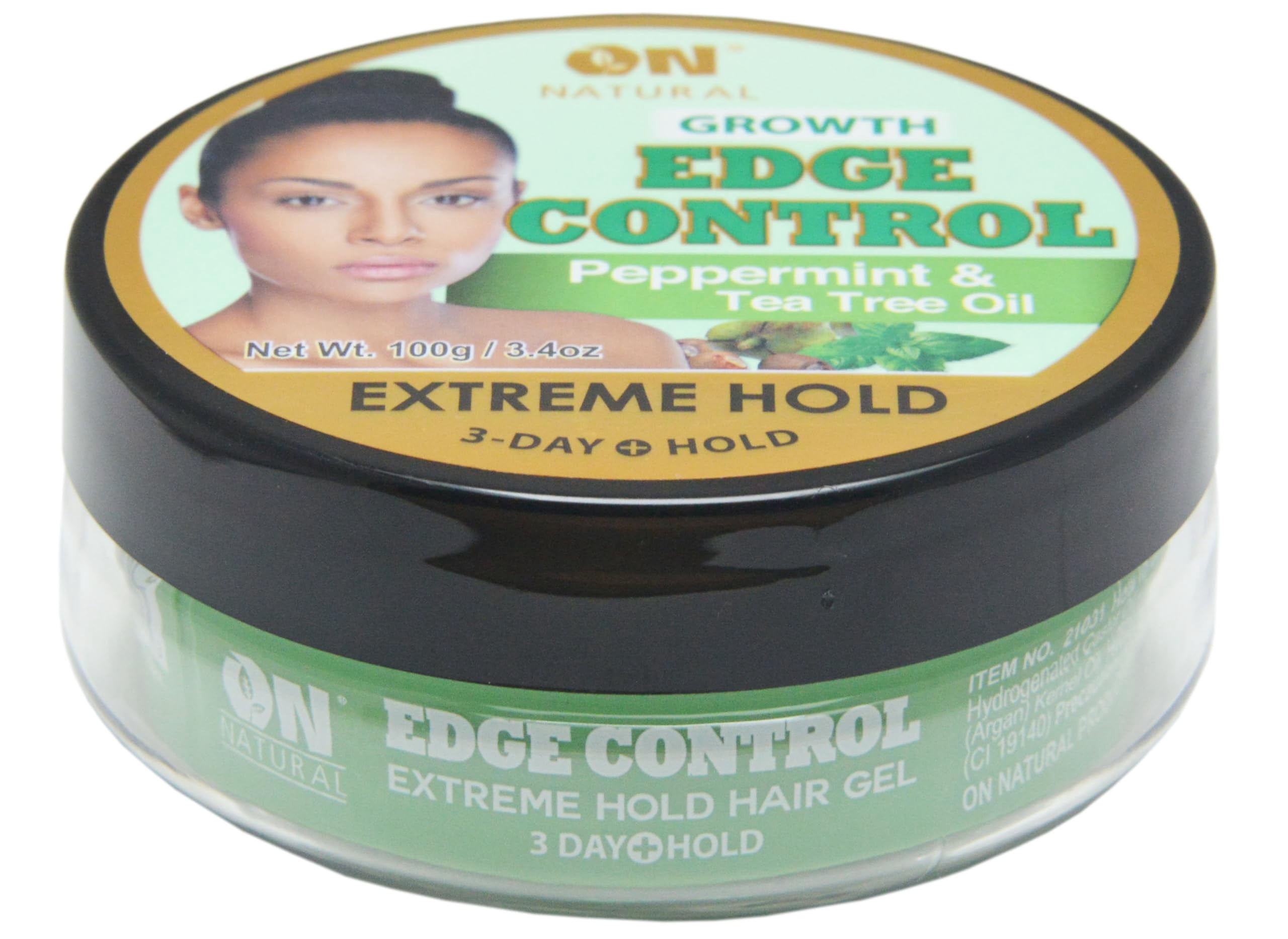 On Natural Edge Control Extreme HoldPeppermint and Tea Tree Oil 34oz ...
