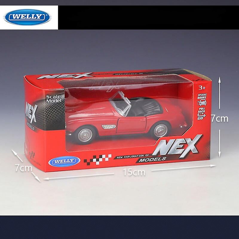 Welly Diecast Model 1 36 Scale 1956 W 507 Racing Toy Car Pull Bac With Box Walmart