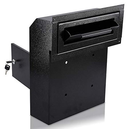 xydled Door Drop Box for Mail, Mail Boxes with Key Lock,Locking Mailbox ...