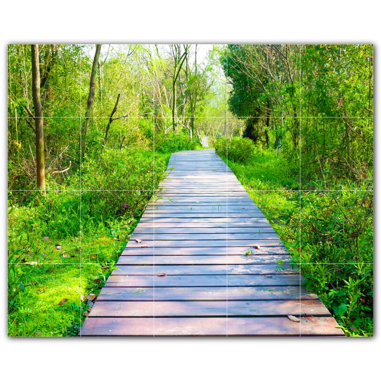 Picture-Tiles.com: Bridge Ceramic Tile Wall Mural WAL500252-54XL. 60"W ...