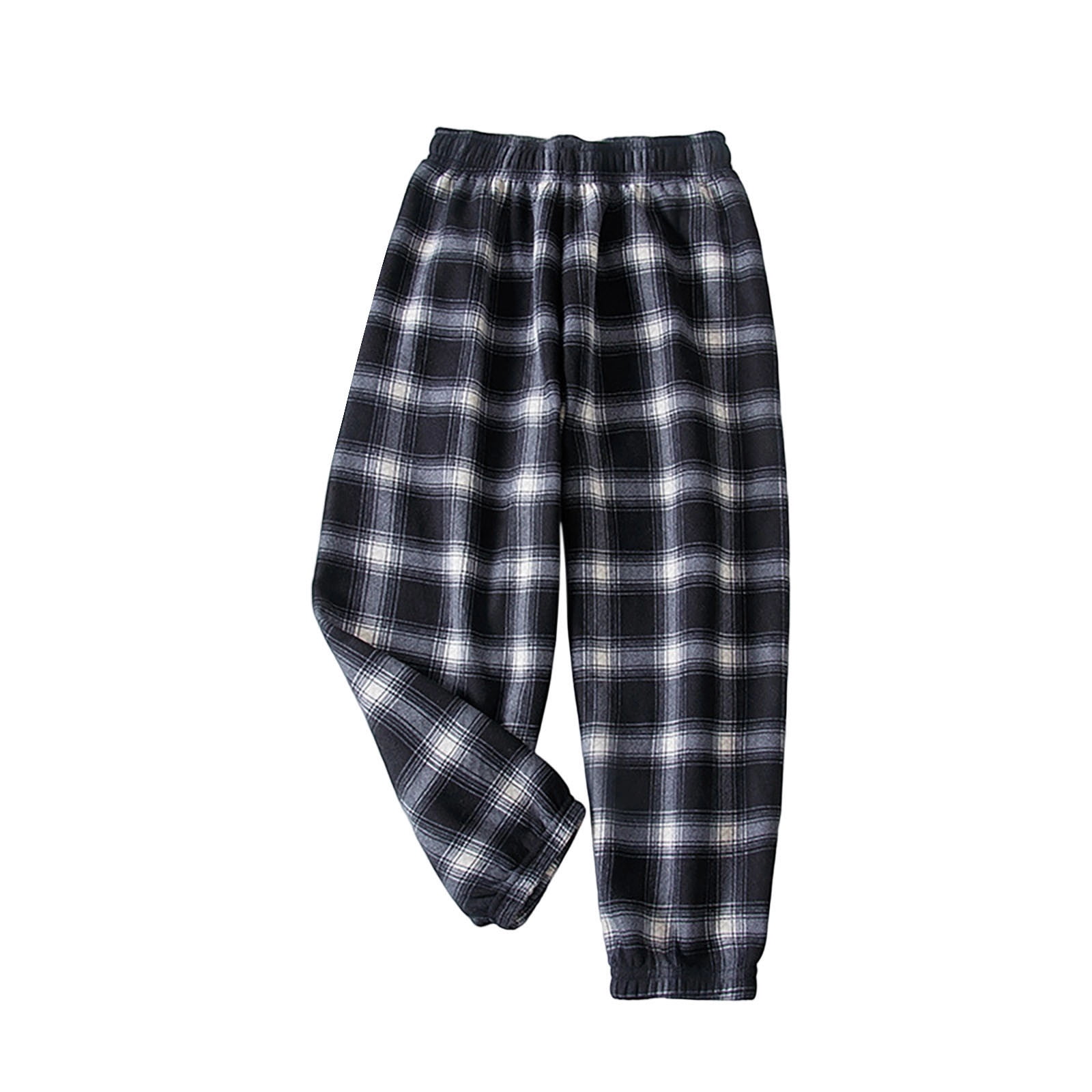 Click here for Wrkekc Plaid Pants For Boys And Girls Fleece-Lined... prices
