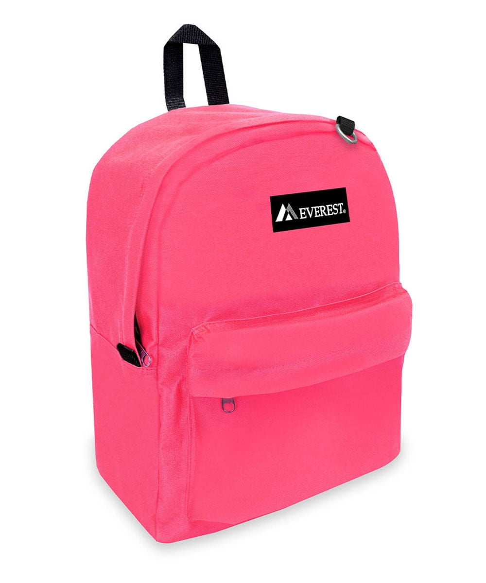 Everest 16.5" Hot Pink Classic Backpack, All Ages, Unisex - 2045CR-HPK ...