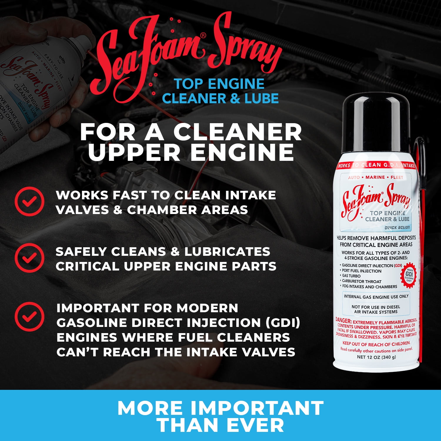Sea Foam SS14 Cleaner and Lube Spray, 14 oz Deals and Price History at ...