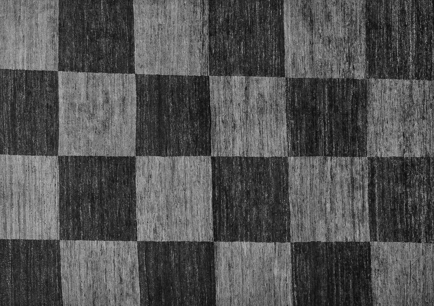Ahgly Company Indoor Rectangle Checkered Gray Modern Area Rugs, 2' x 3 ...