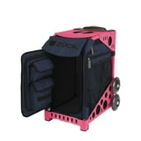 Zuca 18" Sport Bag - Cobalt with Flashing Wheels (Pink Frame) - Walmart.com