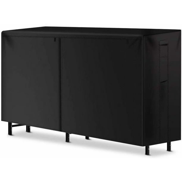 Amagabeli 8ft Firewood Log Rack Cover Weather Resistant Outdoor Heavy ...