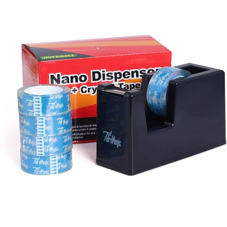Office Desktop Tape Dispenser with 5 Roll Crystal Tape [0.79 x 790 in ...