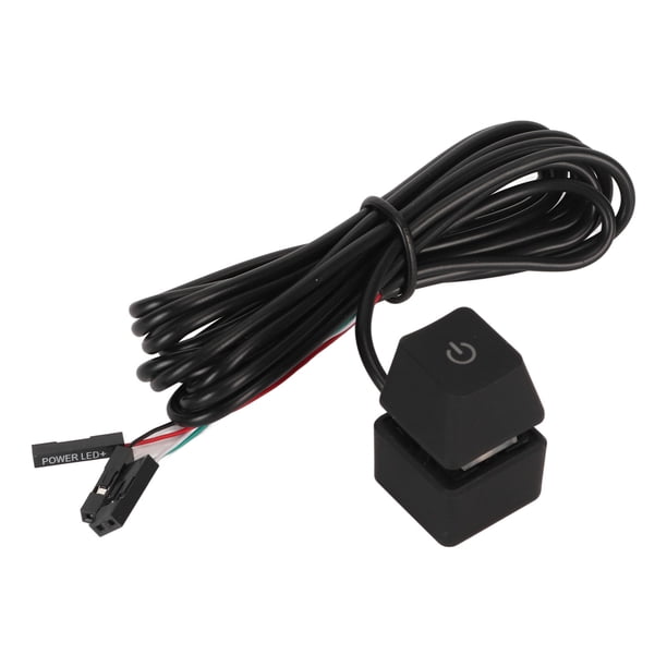 PC Power Button Extension,6.6ft PC Power Button Desktop PC Power Switch ...