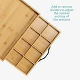 Free Shipping! Navaris Bamboo Tea Box and Tray - Serving Tray with ...