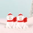 2pcs Christmas Cartoon Life Jacket Ornament Outdoor Solar Light Garden