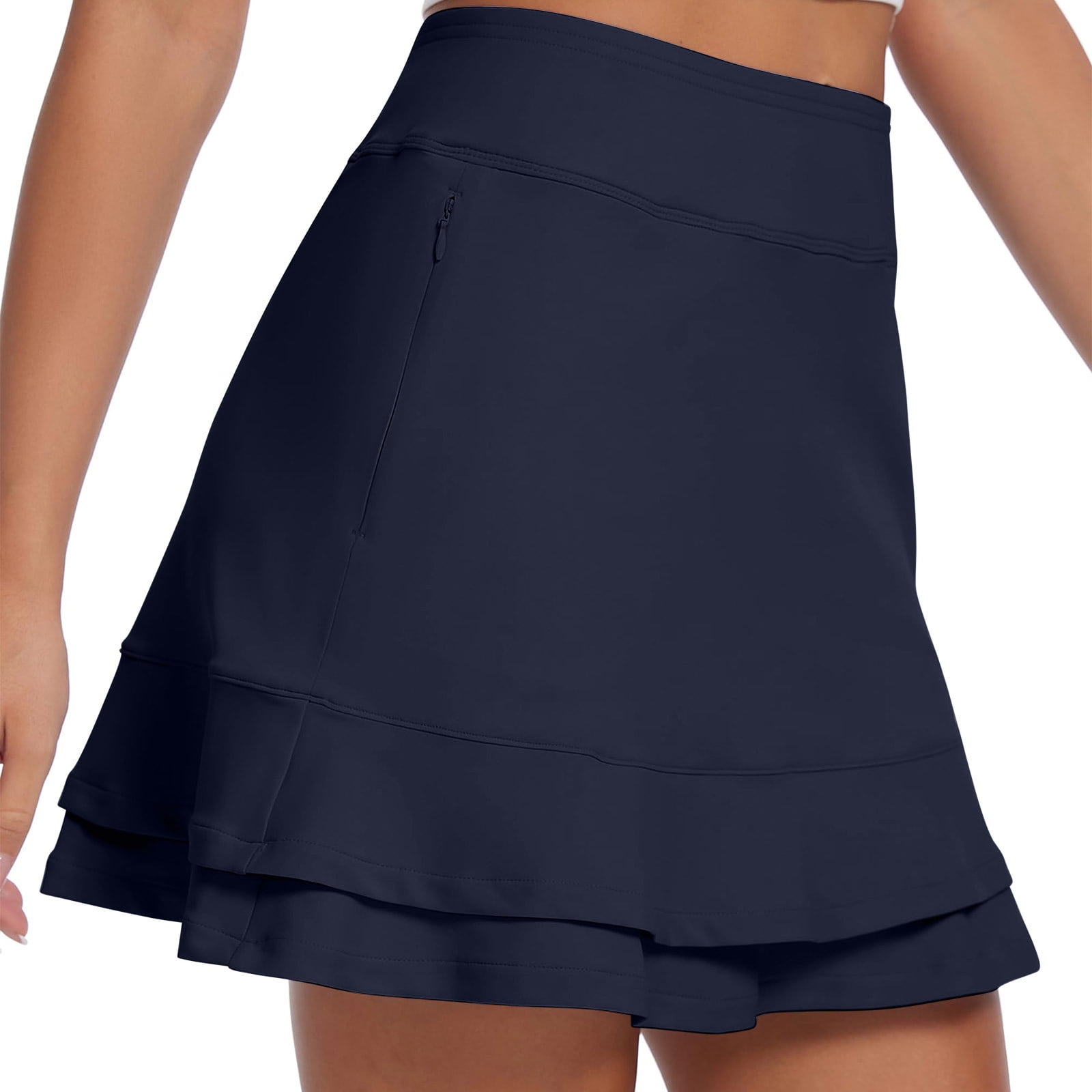 Click here for Lovzfmll Skirts For Women Tiered Ruffle A-Line Sho... prices