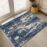 KUETH Doormat 2x3 Machine Washable Entryway Rugs Distressed Medallion ...