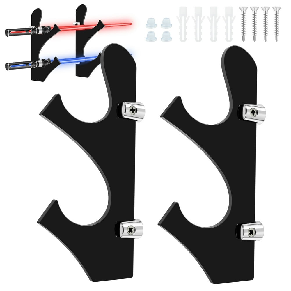 Click here for Generic 2 Set Wall Mount Sword Holder 2-Tier Adjus... prices