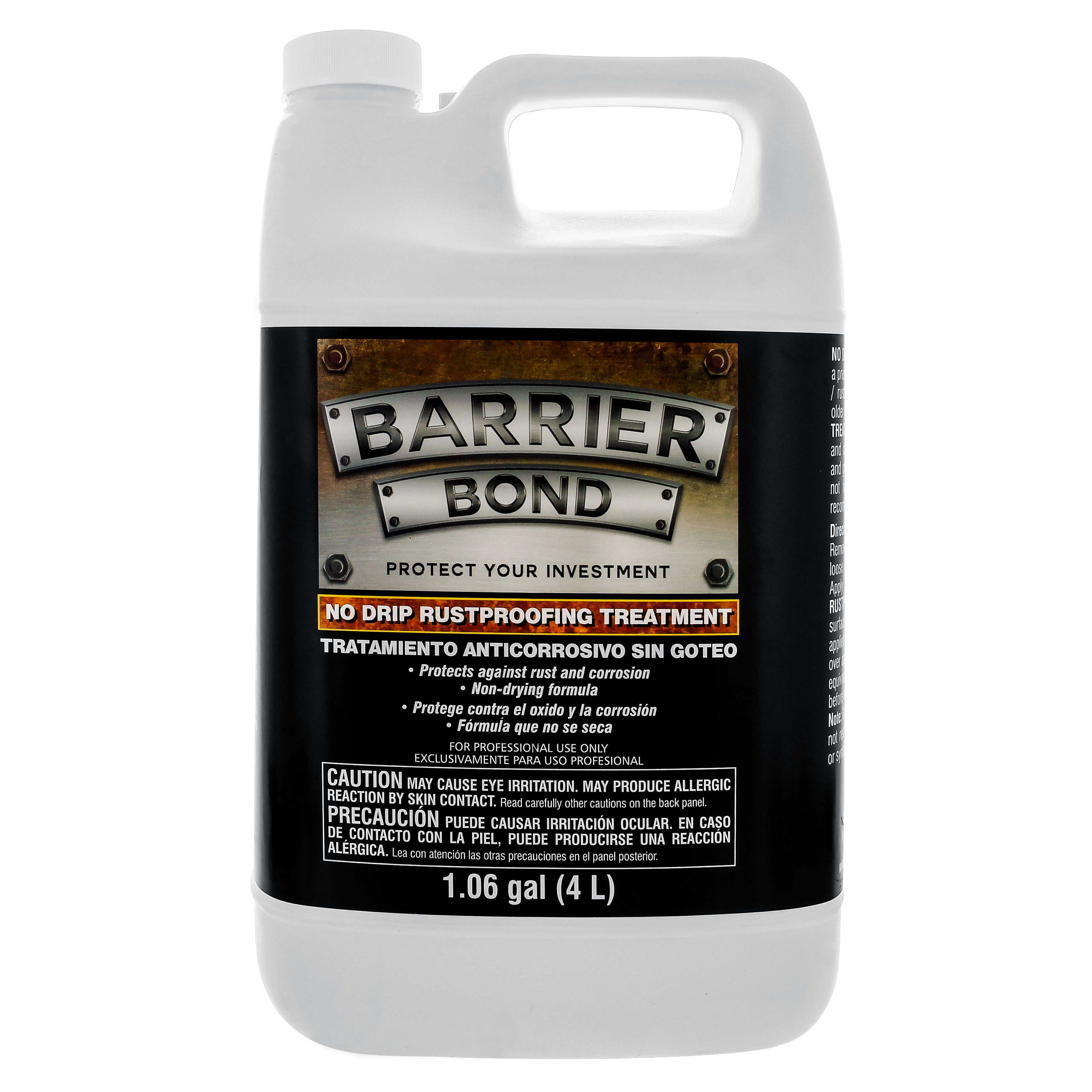 Barrier Bond - NO-DRIP Rust-Proofing Coating - 1 Gallon Container of ...