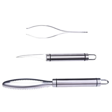 Stainless Steel Silver Fish Bone Remover 4.75x1 - Walmart.com