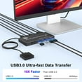 RREGER-USB 3.0 HDMI KVM Switch 1 Monitor 2 Computers, Support 8K@60Hz ...