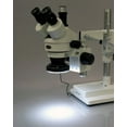 AmScope 60-LED Microscope Ring Light Illuminator with Adapter and ...