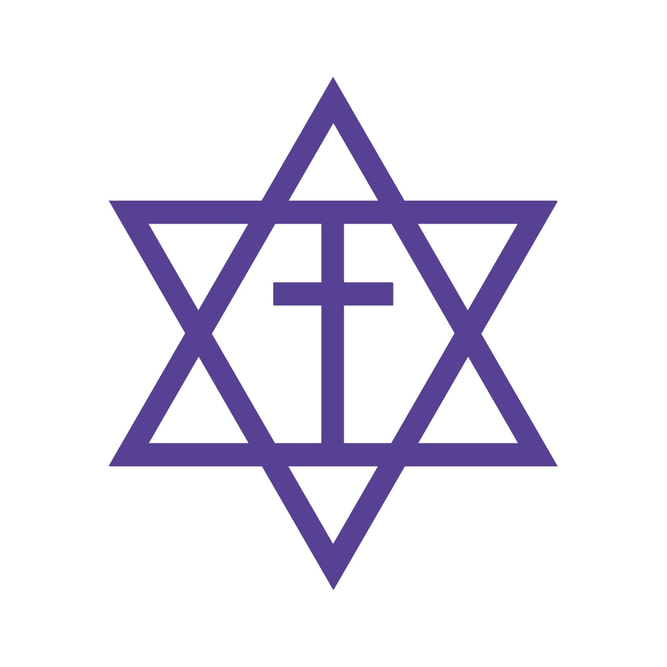 Messianic Jewish Religion Symbol Sticker Decal Die Cut - Self Adhesive ...