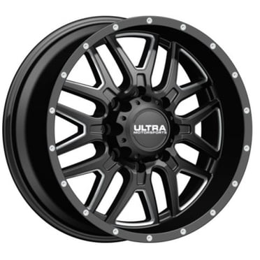 18" Black With Natural Accents Hunter 203 Wheel by Ultra Wheel 203 ...