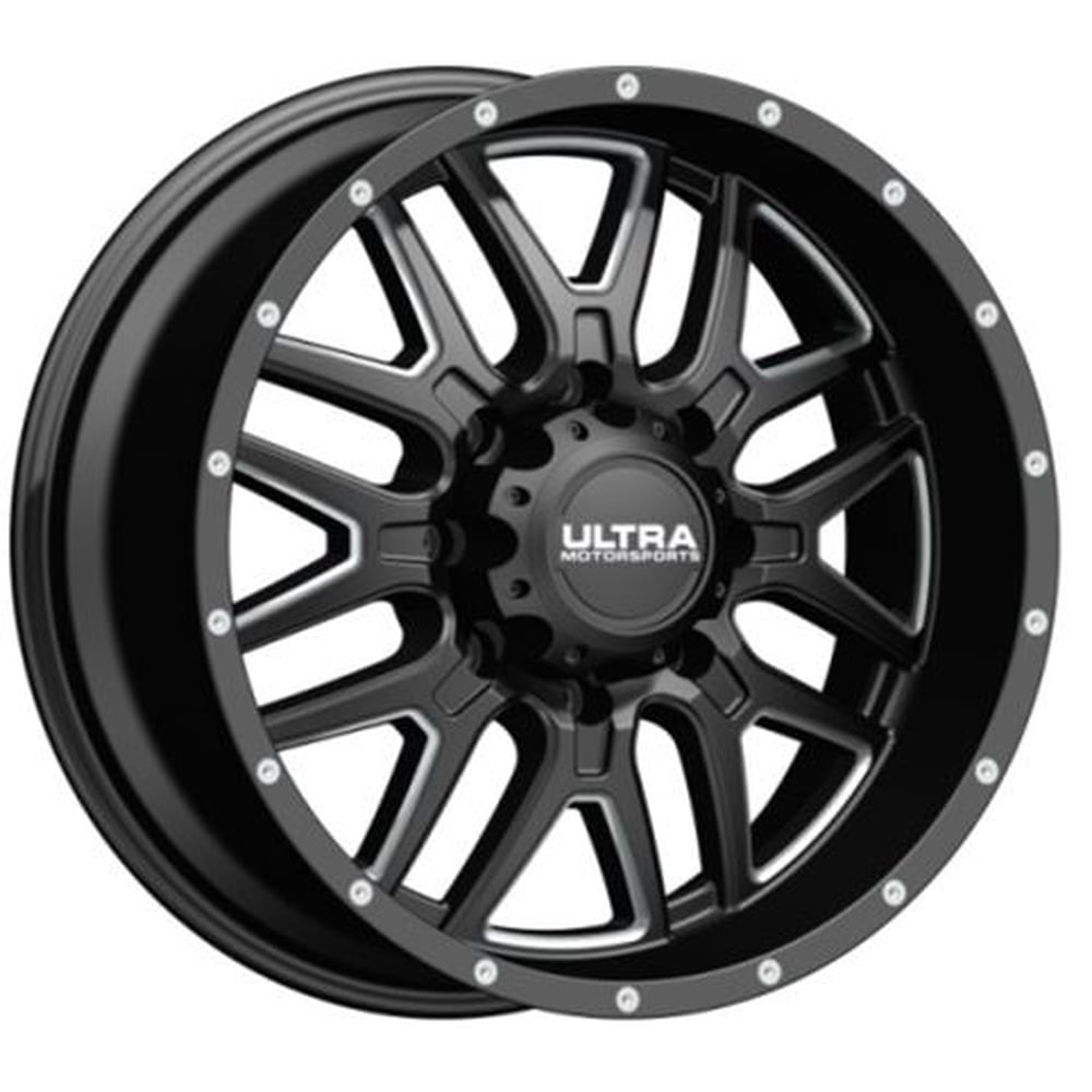 18" Black With Natural Accents Hunter 203 Wheel by Ultra Wheel 203 ...