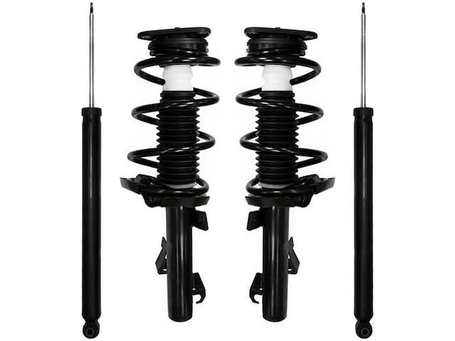 Front and Rear Suspension Strut Coil Spring and Shock Absorber Assembly ...