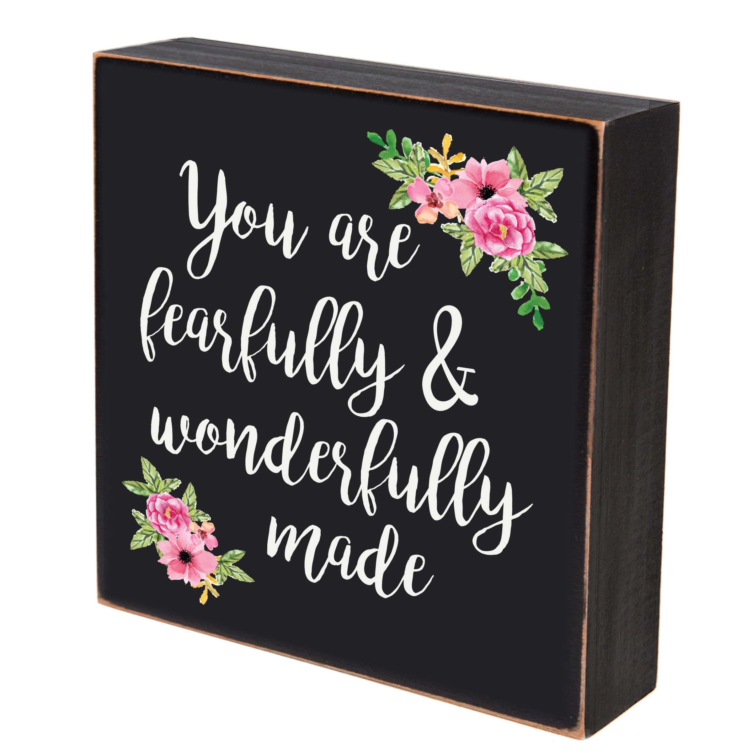 You Are Fearfully & Wonderfully Made - Wall Art Print Sign - Walmart.com