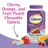 Caltrate Bone Health Chewable Tablets - Calcium Vitamin D Supplement ...