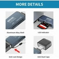 Sd Card Reader Usb 4.0 Memory Tf Adapter Compact Flash 2In1 Gray ...