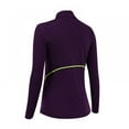 Women's Half Zip Running Pullover, Long Sleeve Thermal Workout Exercise ...