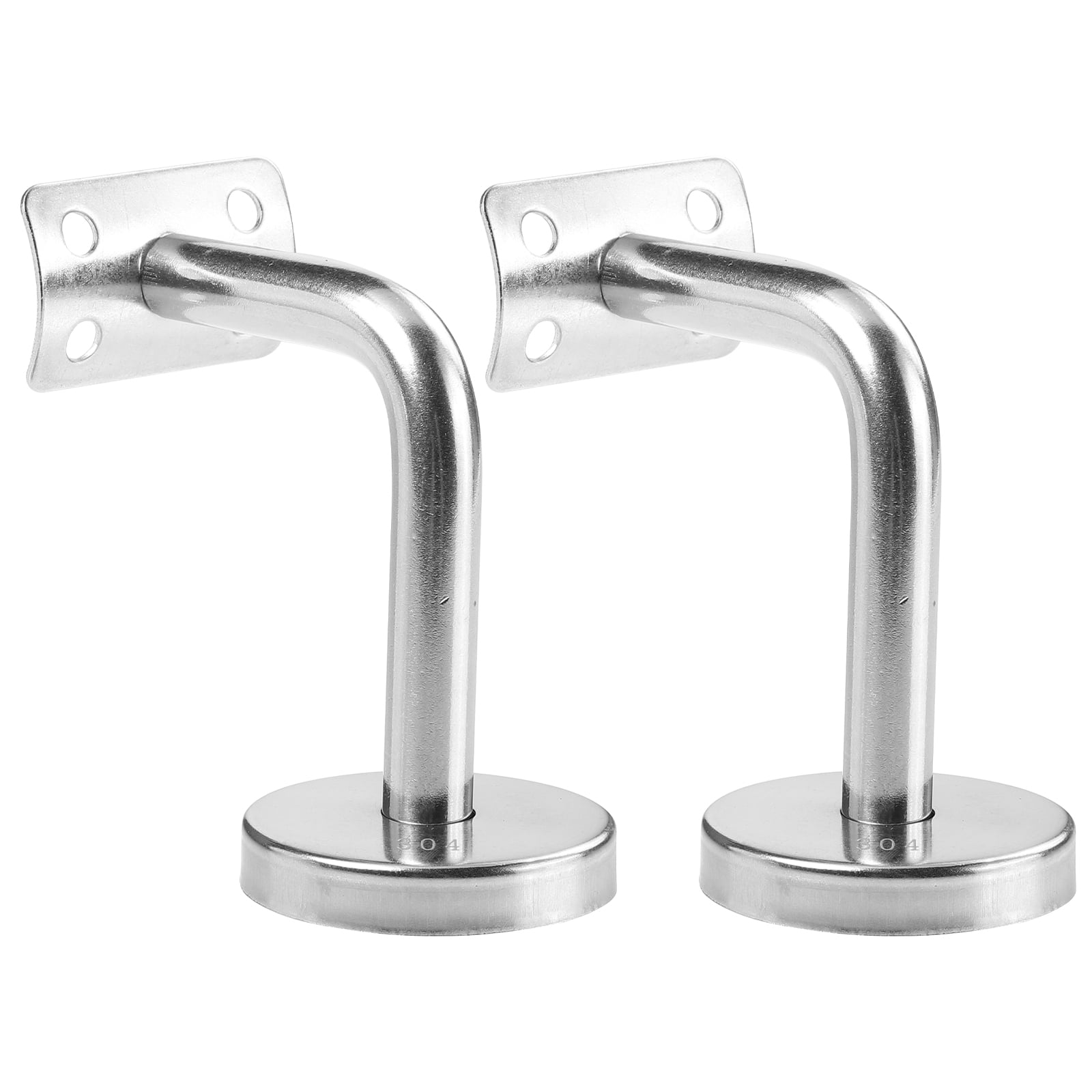 NUOLUX Bracket Handrailhandrail Brackets Railing Silver Wall Brackets ...