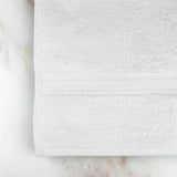 Mainstays Basic Bath Towel, White, 27x52 inches, 100% Cotton, Soft and ...