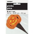Pumpkin Halloween Toothpicks, 8pk - Walmart.com