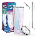 THILY 26 oz Stainless Steel Tumbler - Reusable, Thermal, Hot & Cold ...