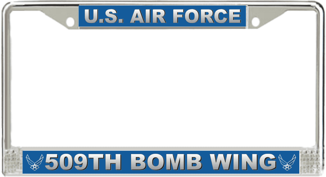U.S. Air Force 509th Bomb Wing License Plate Frame - Walmart.com