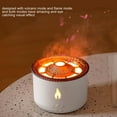 YAHHU Volcano‑Flame Air Diffuser – Remote Control, Auto‑Off, 2H/8H ...