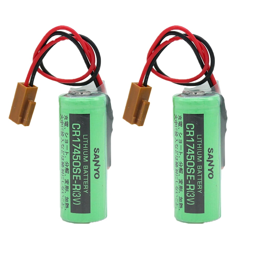 2PCS CR17450SE-R 3V 2500mah PLC Battery for A98L-0031-0012 CNC System ...