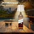 Bottle Lamp,2025 3 Color Bottle Lights for Bars Restaurants (White, 1 ...